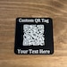 Custom QR Code Tag, Memorial QR Code Plaque, Headstone, Gravestone Urn ...