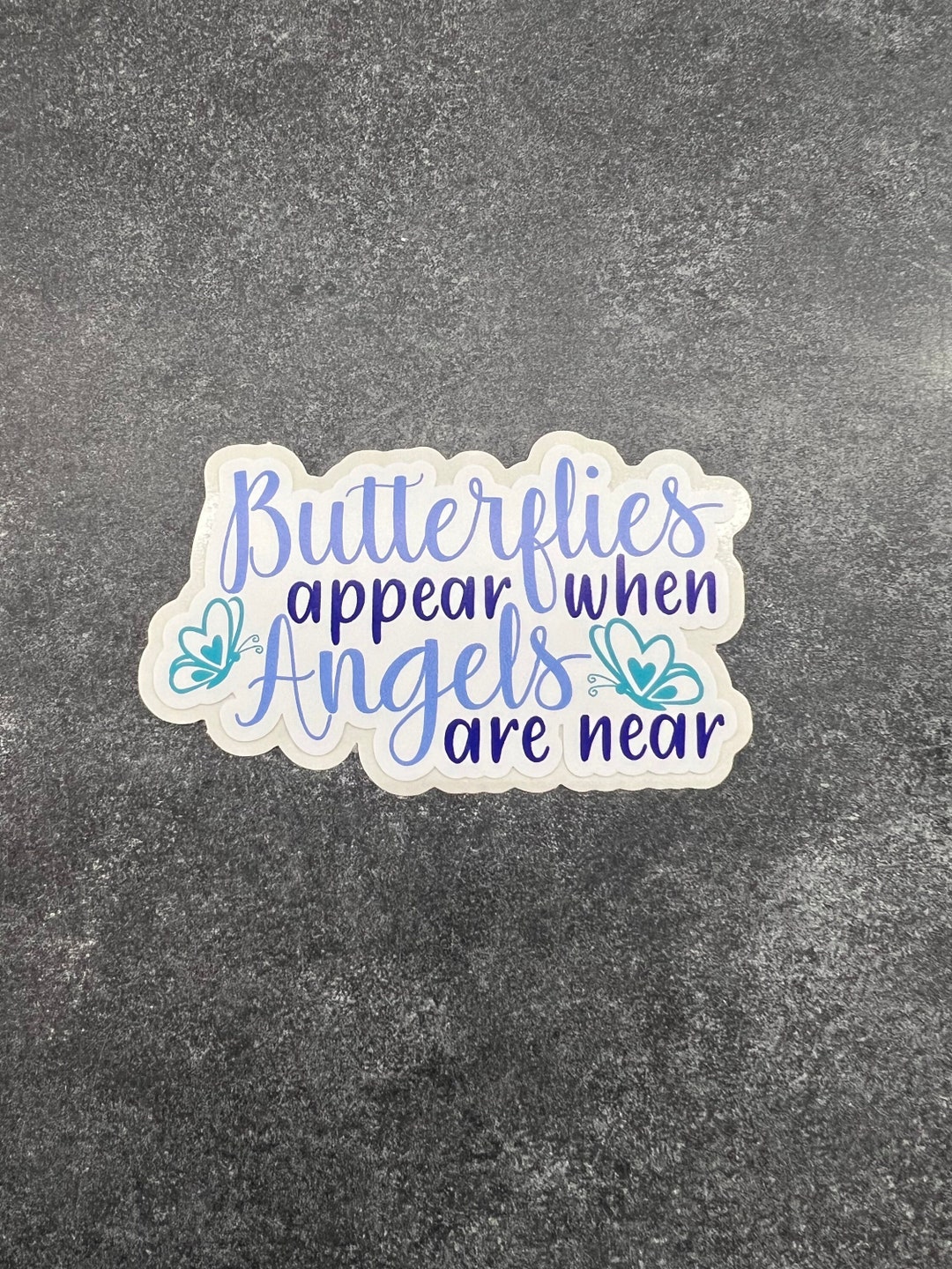 Butterfly Memorial Sticker | Vehicle Sticker | Outdoor Waterproof ...