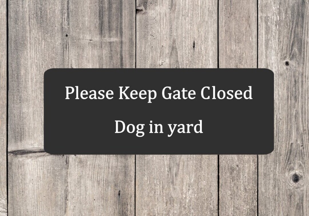 Outdoor Metal Plaque Yard Sign Custom Engraved Metal Plaque for Fence ...