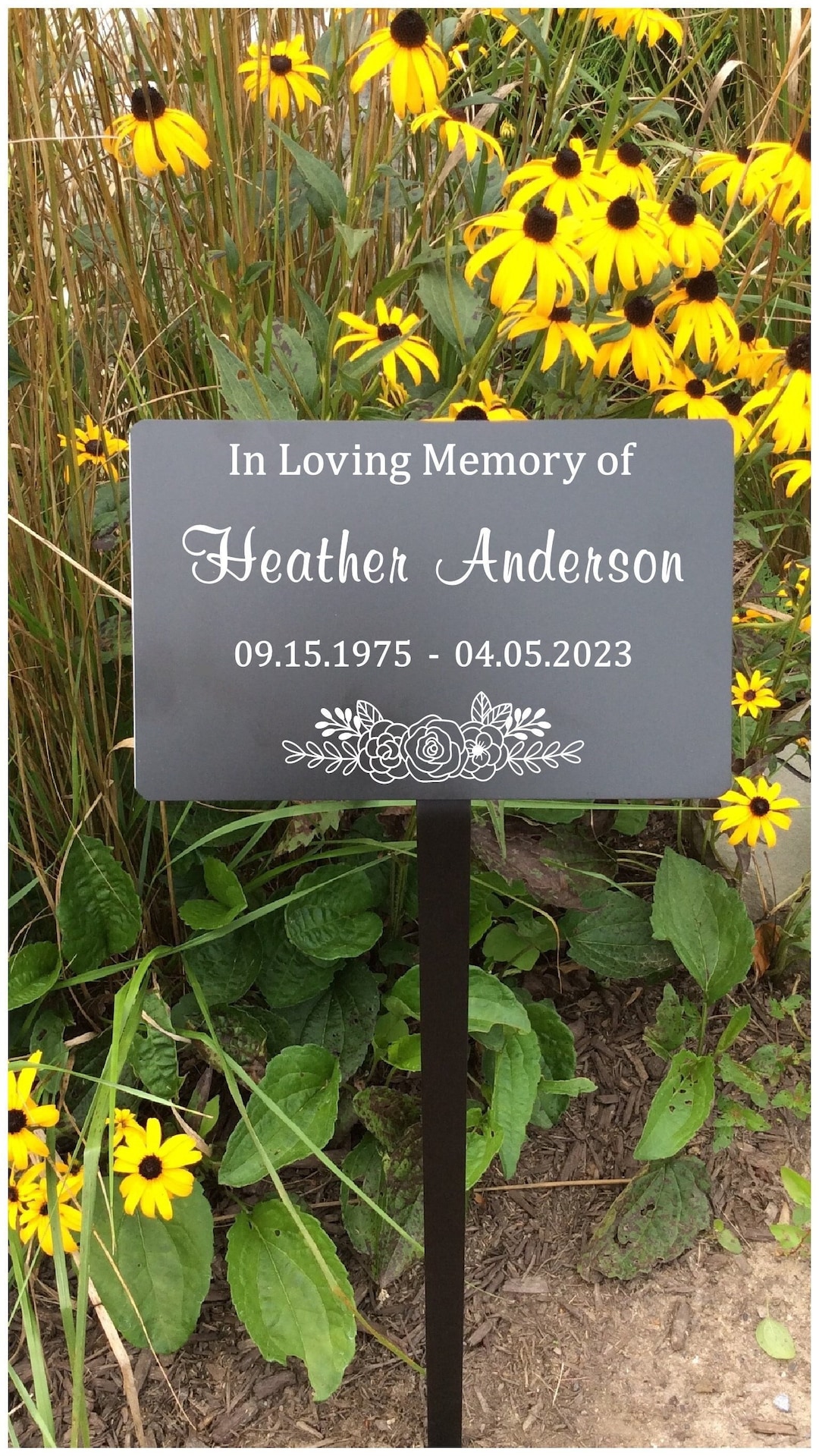 Memorial Plaque, Memorial Tree Marker, Metal Plaques, Memorial Garden ...