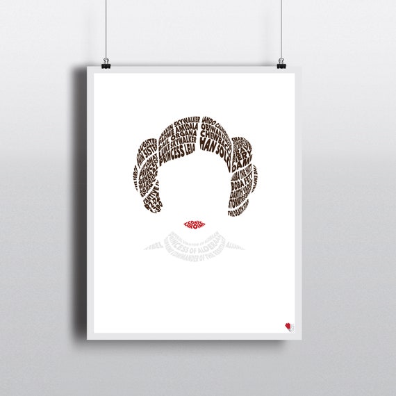 Princess Leia Stencil