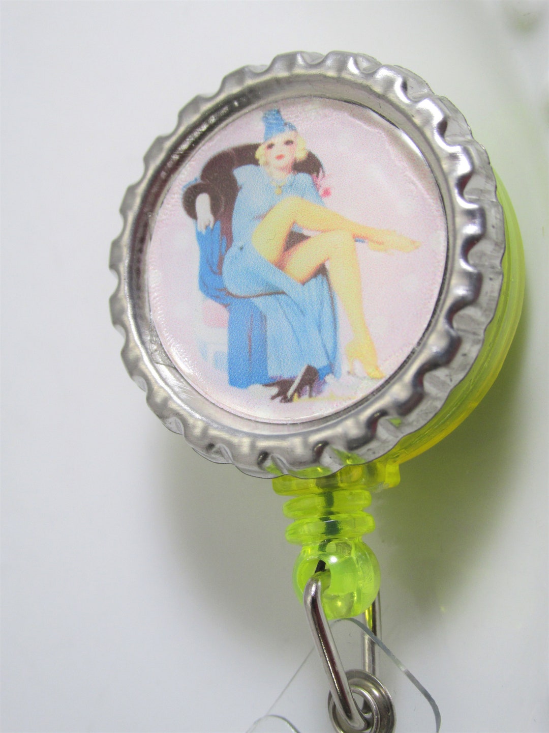 ROCKABILLY PIN UP Badge Pull - Etsy