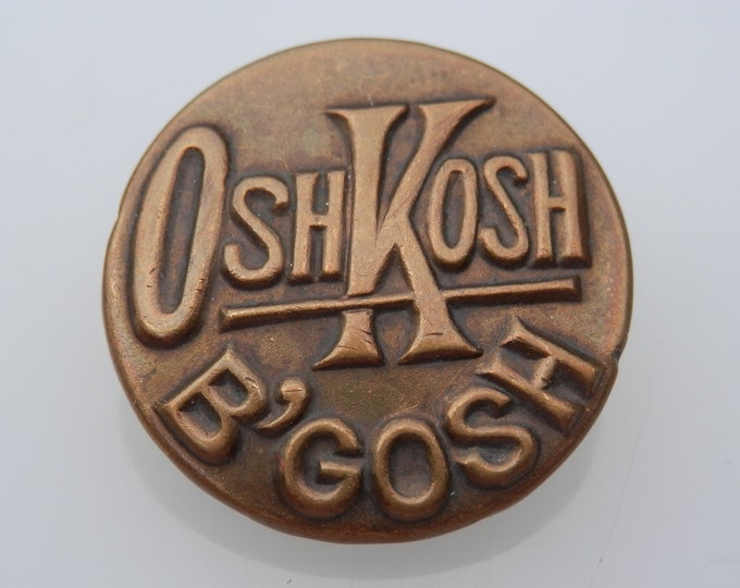 Vintage OSH KOSH B'GOSH Button - Etsy