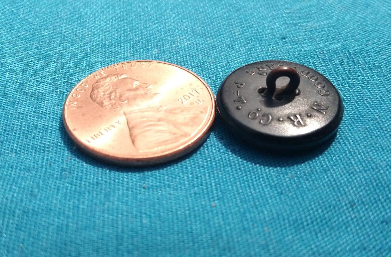 Antique 1851 Goodyear Rubber Cross Button - Etsy