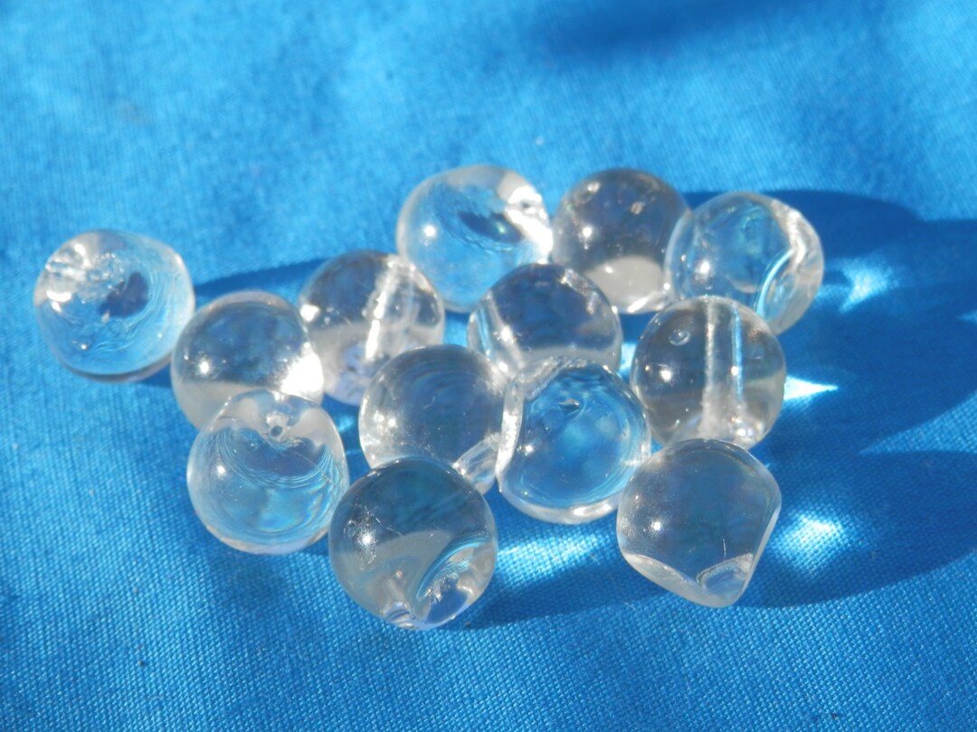 Vintage Glass Ball Button - Etsy