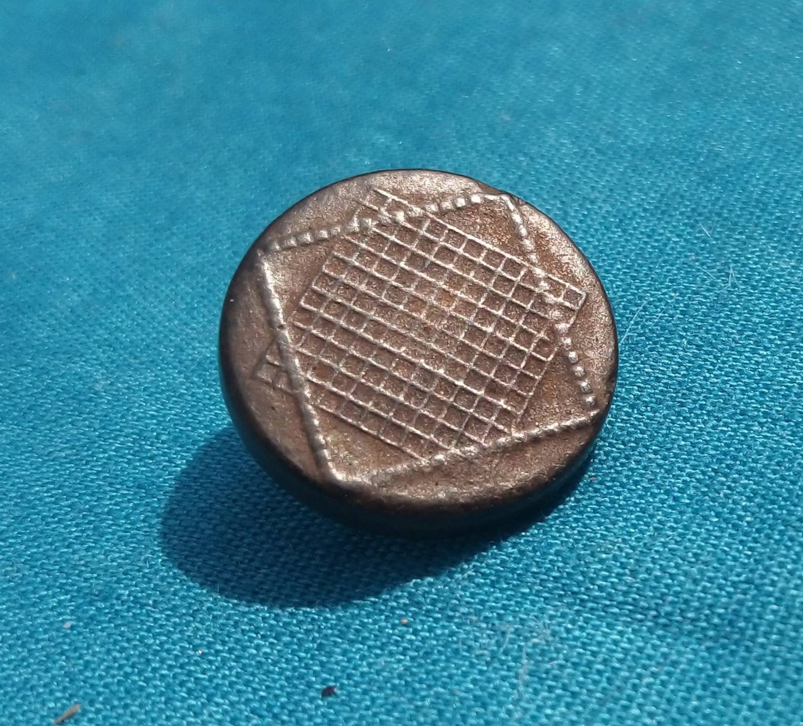 Antique 1800s Goodyear Rubber Button | Etsy