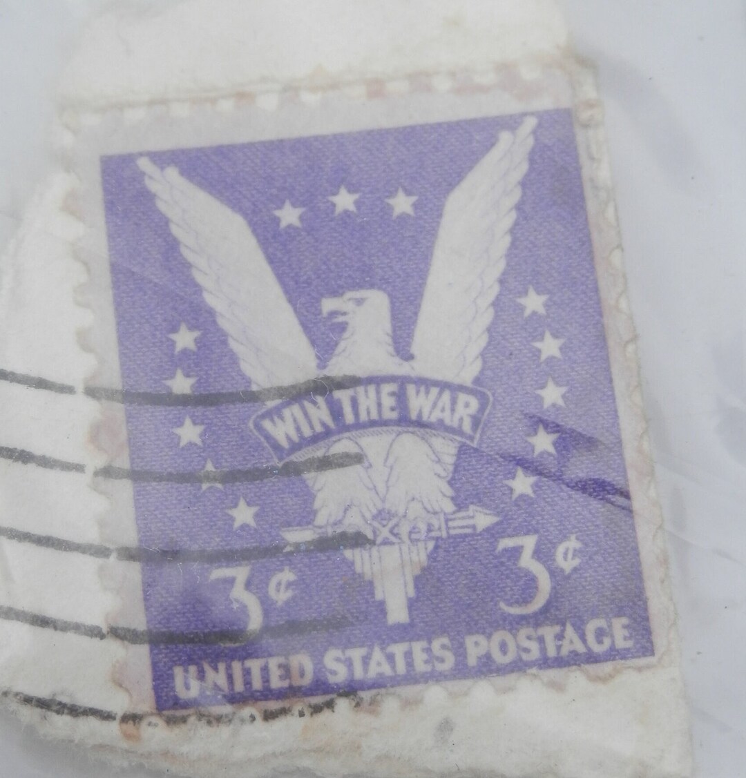 Vintage Postal Stamp Win the War 3 Cents - Etsy
