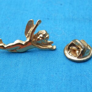 Vintage Cupid Angel Pin - Etsy
