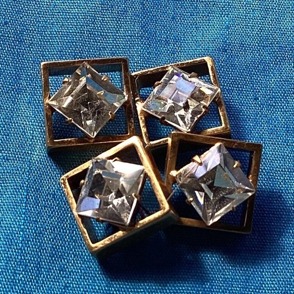 Rhinestone Buttons - Etsy