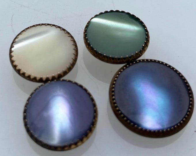 Shell Button SET Vintage Buttons - Etsy