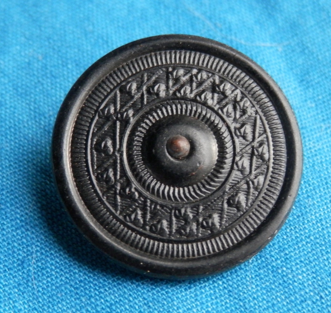 Antique Dated 1851 Goodyear Rubber Button - Etsy