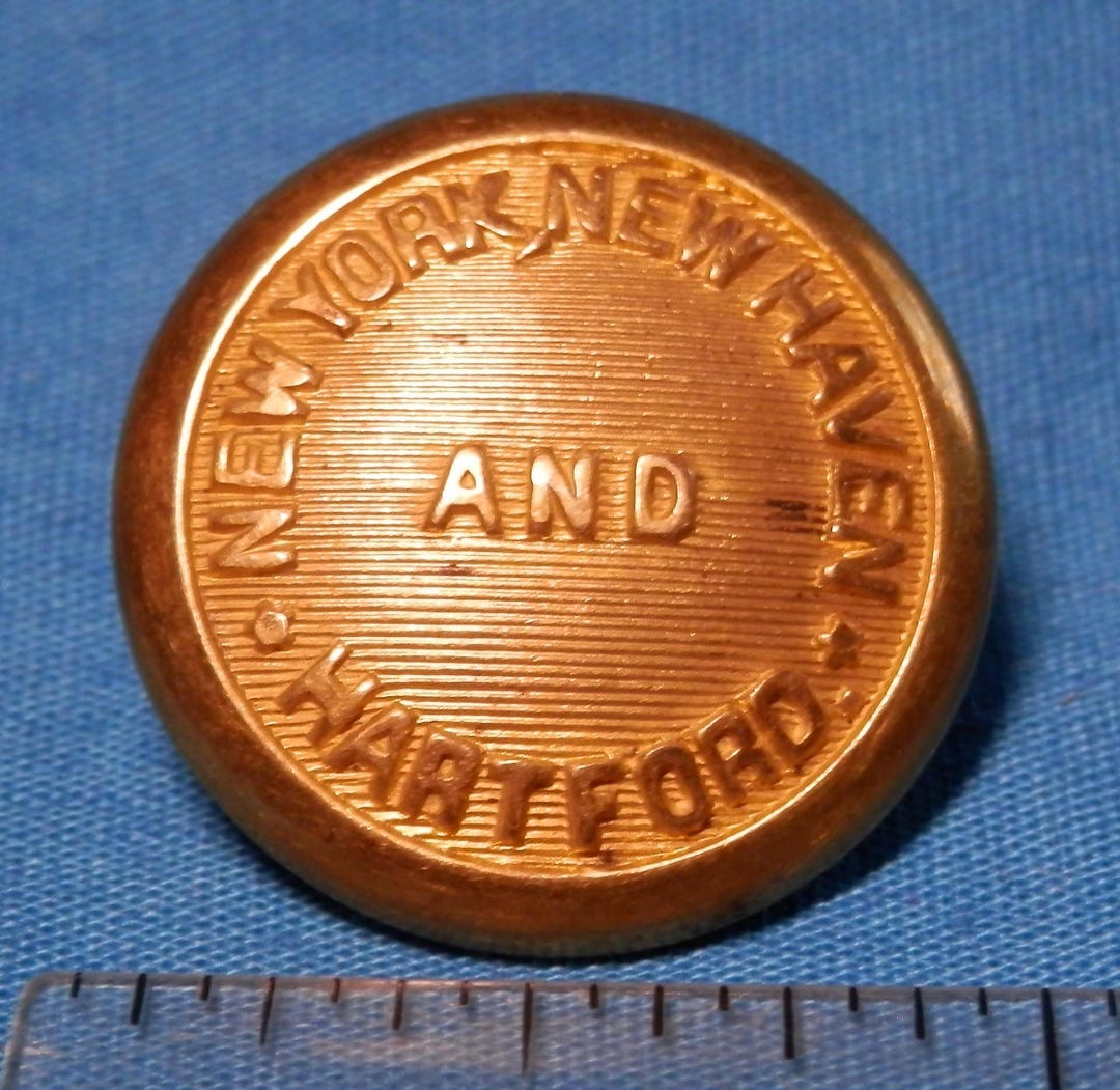 Antique 1890 Railroad Button - Etsy
