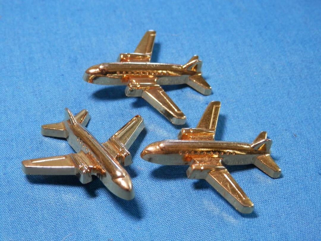 SET Vintage Airplane Buttons - Etsy