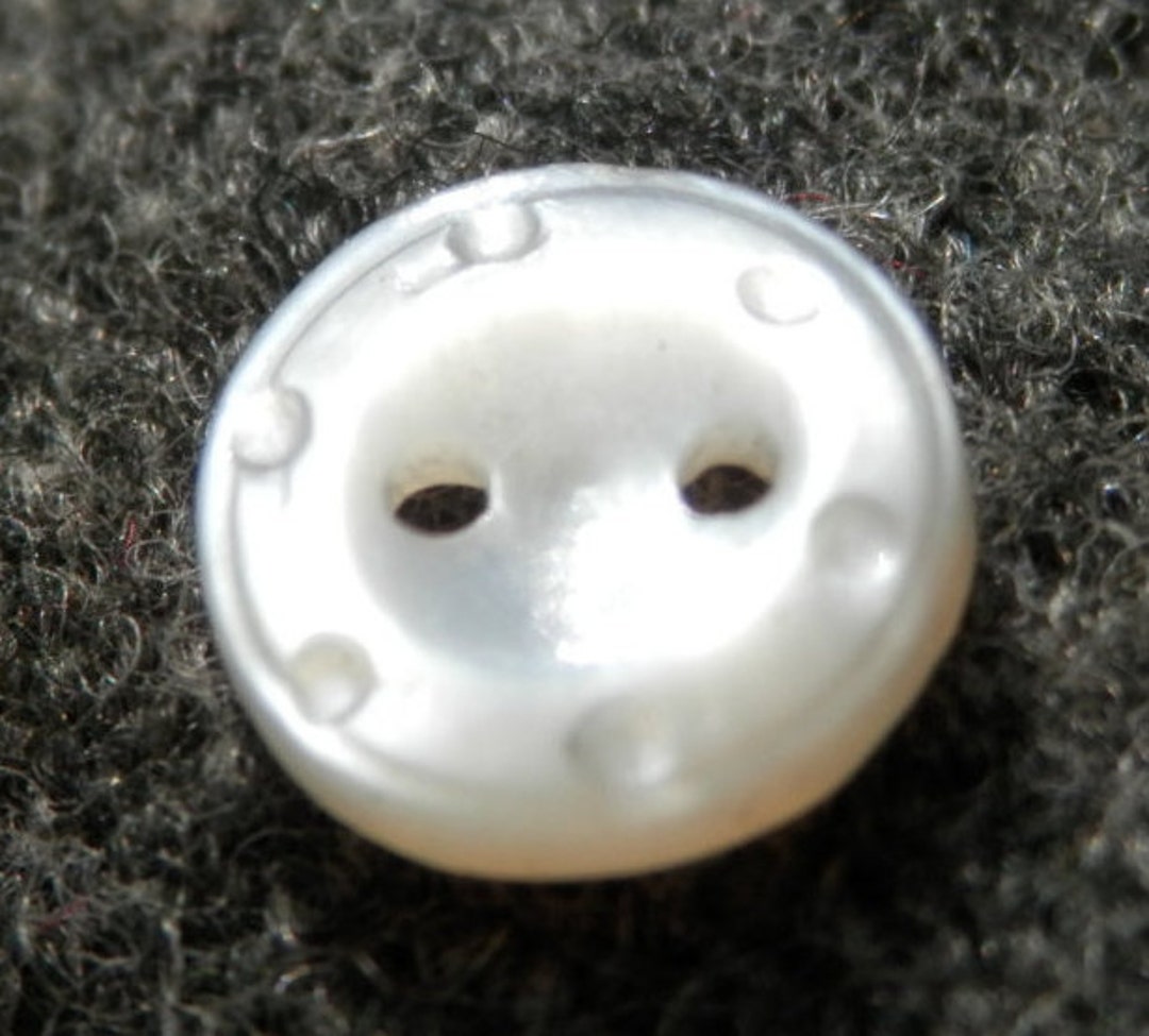 TINY Vintage MOP Button - Etsy