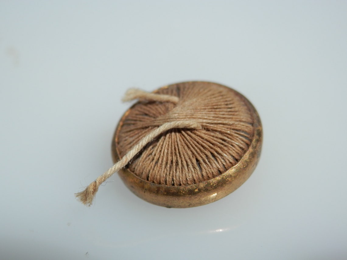 1800s Antique Metal MOP Button - Etsy
