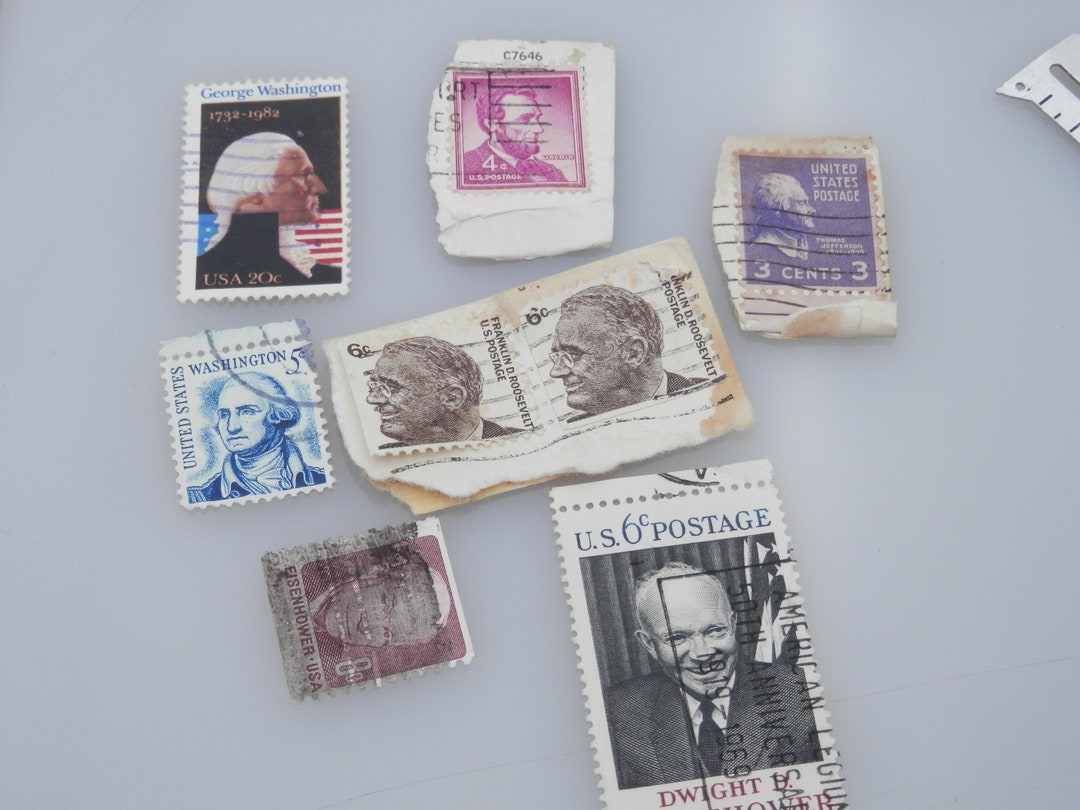 Vintage Postage Stamps Presidents - Etsy