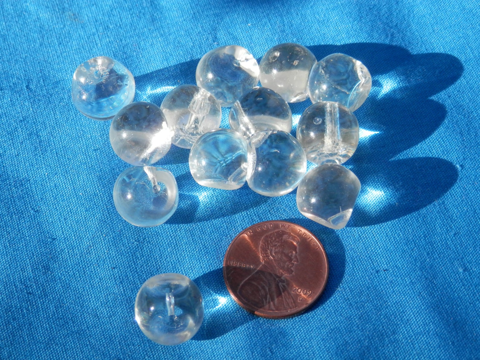 Vintage Glass Ball Button - Etsy