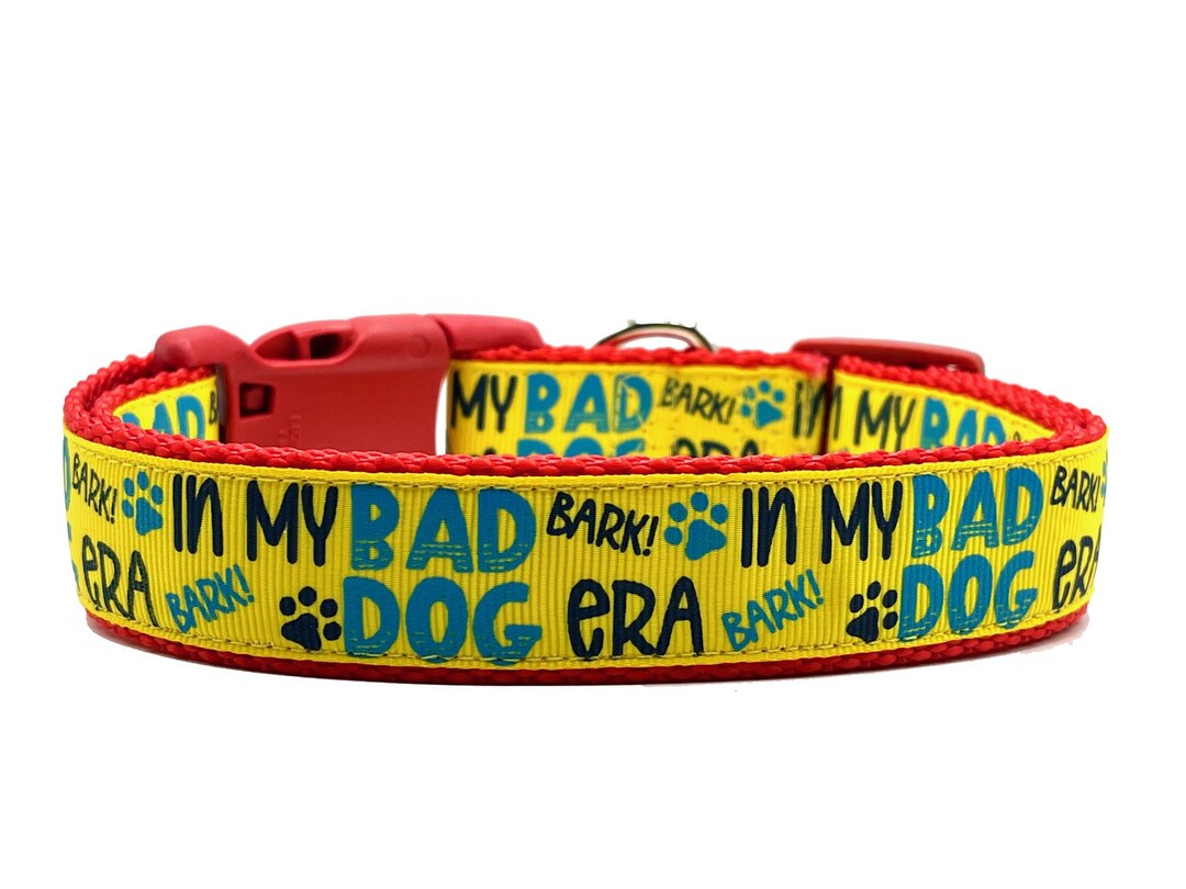 In My Bad Dog Era Collar, Funny Dog Collar - Etsy