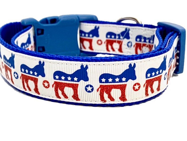 Political Dog Collar Election Dog Collar Democrat Dog Leash - Etsy