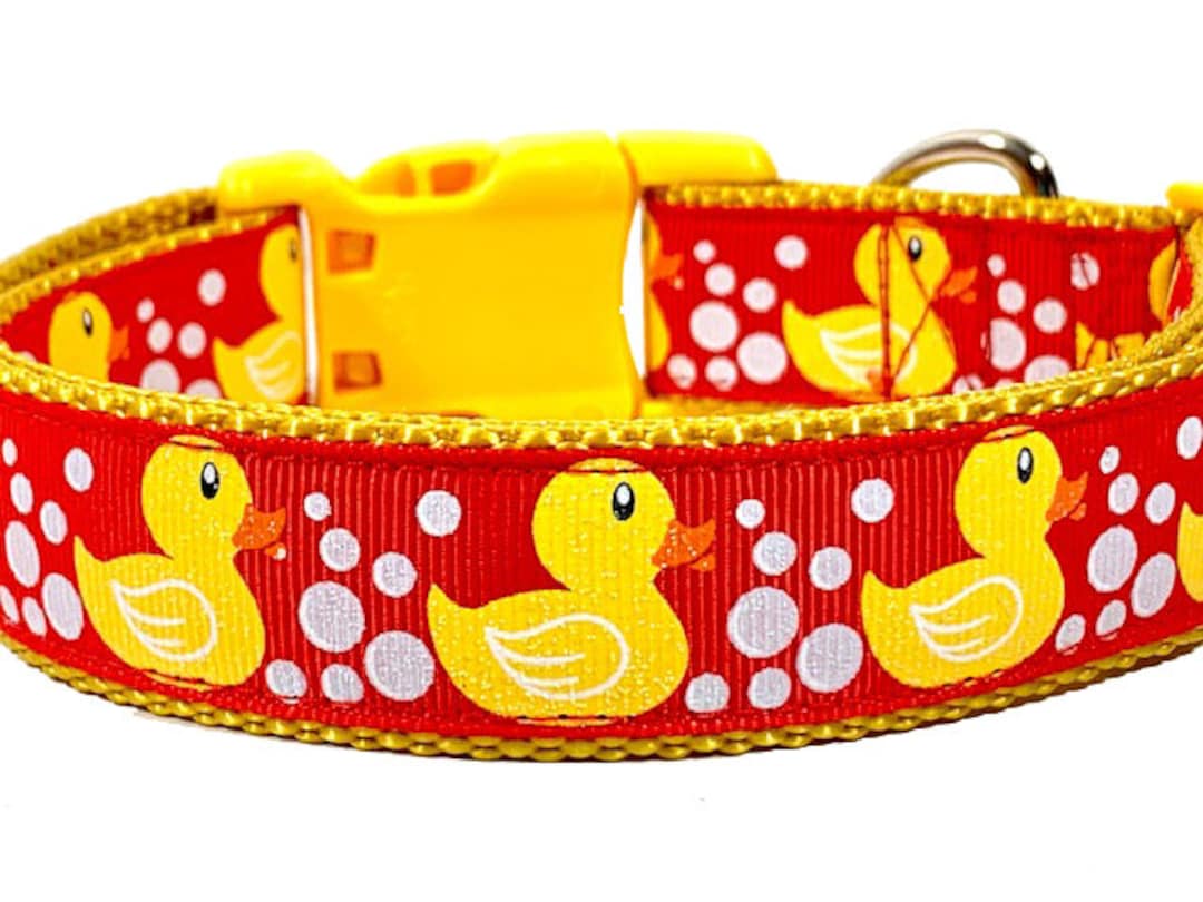 Duck Dog Collar, Rubber Ducky Dog Collar, Rubber Duck Collar, - Etsy