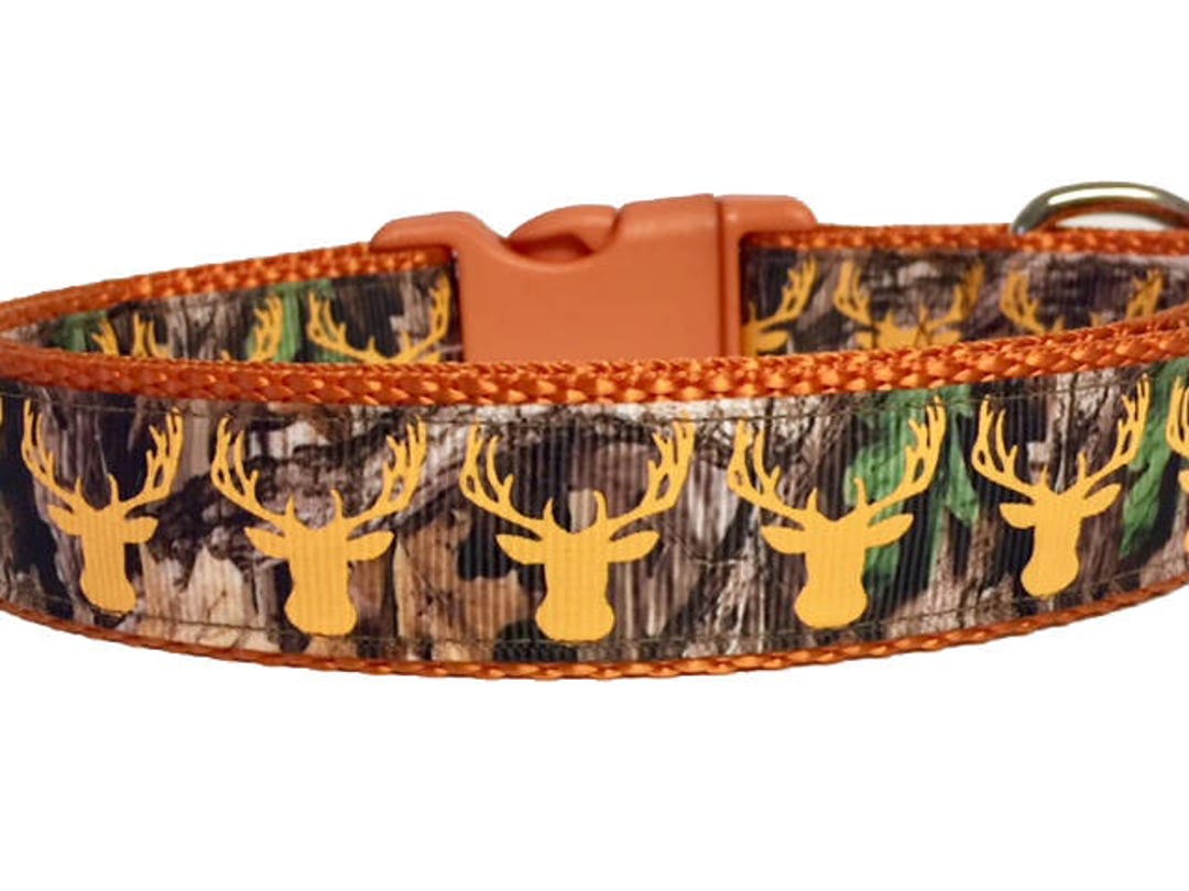 Deer Dog Collar, Camo Dog Collar - Etsy