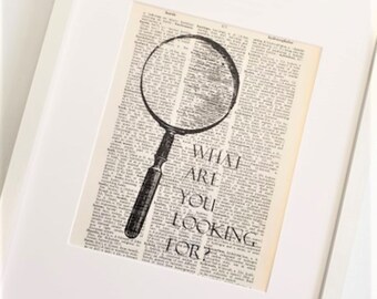 Magnifying Glass Page - Etsy