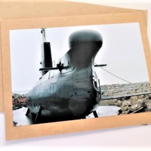 Submarine Greeting Card - Etsy