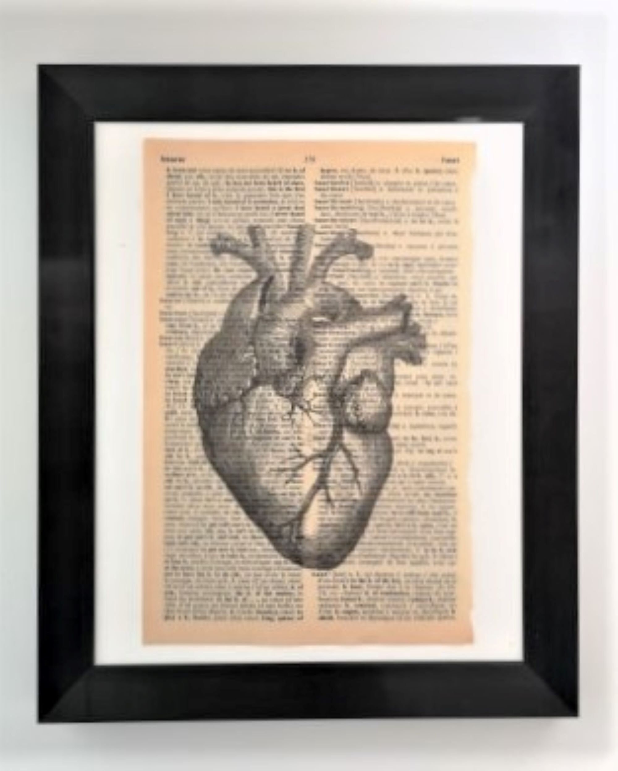 Human Body Set of 3 Dictionary Art Prints Hand Heart Skeleton - Etsy Canada