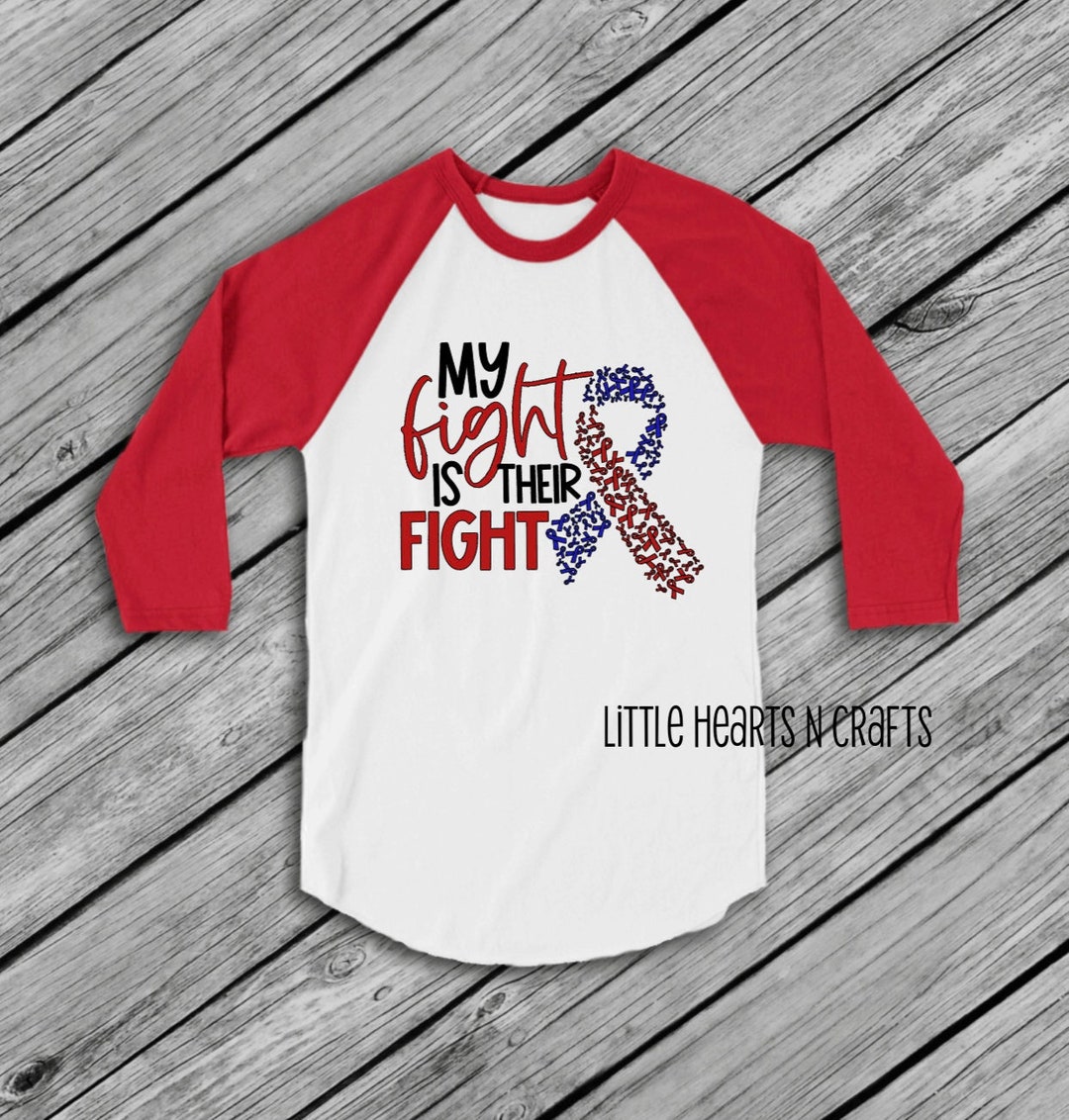 Adult My Fight is Their Fight, Warrior Mom, Heart Mom, CHD Shirt, EKG ...