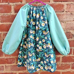 Matching Art Smock & Library Bag Set - Native Birds. - Etsy Australia