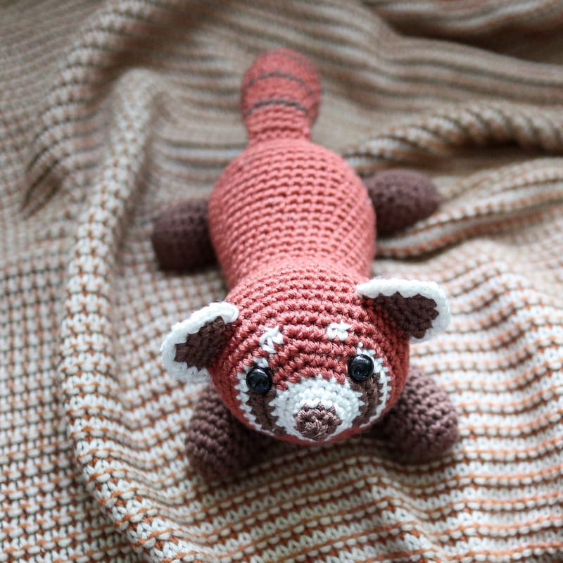 Crochet Red Panda - Etsy