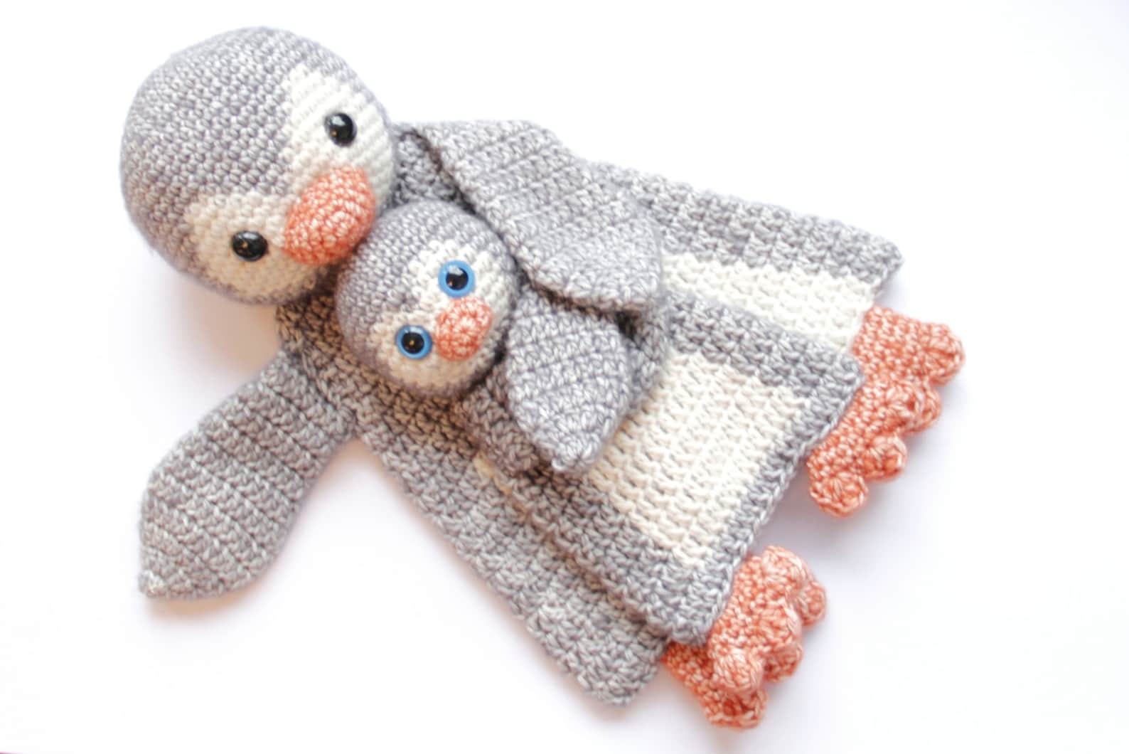 Duo Deal: Penguin Ragdoll and Baby Penguin Mini Ragdoll - Etsy