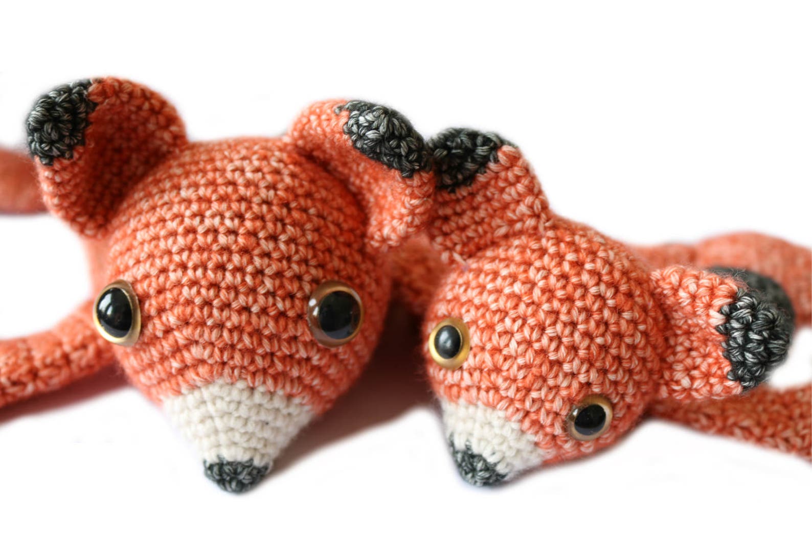 Duo Deal: Fox Ragdoll and Baby Fox Mini Ragdoll Crochet - Etsy