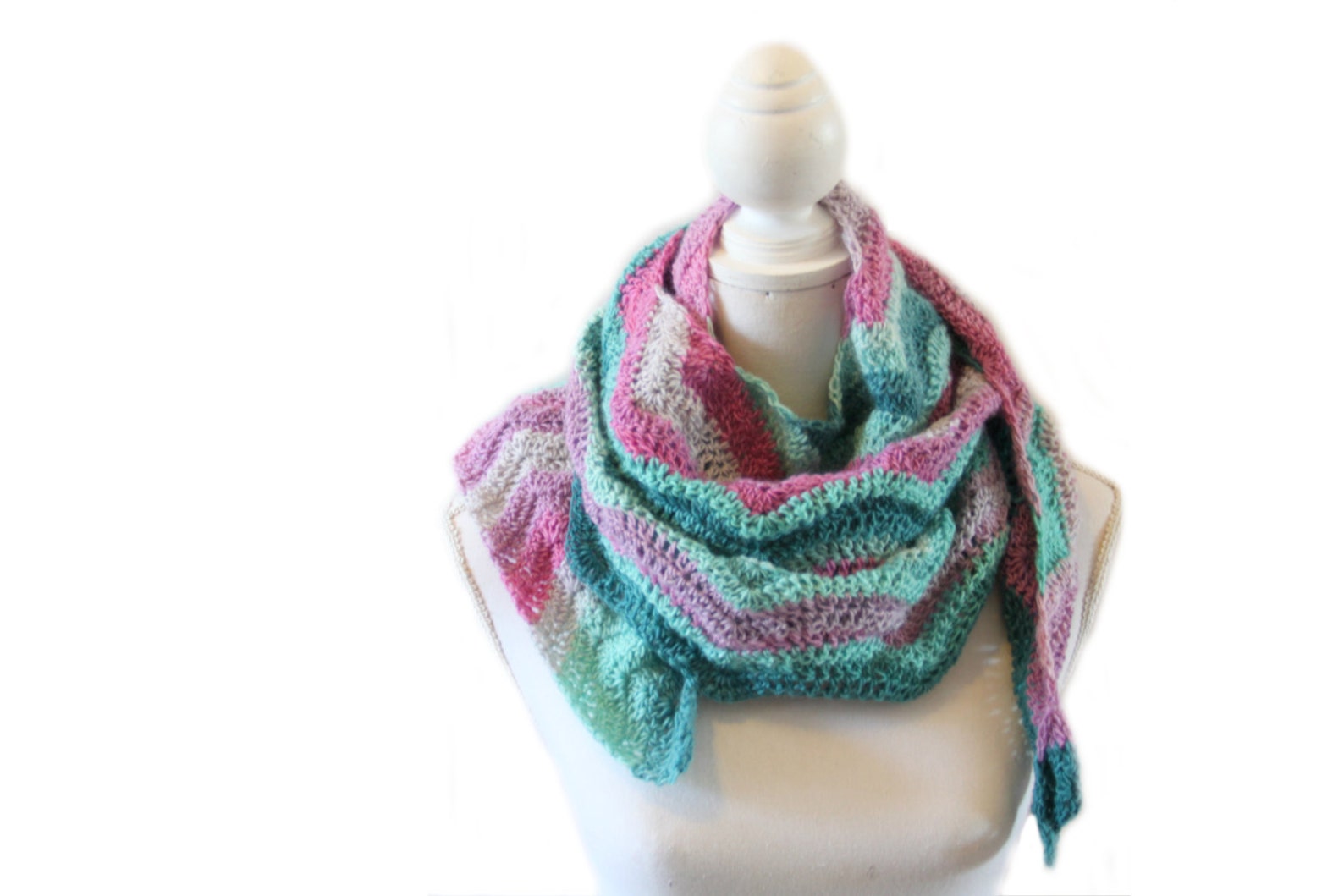 Sideways Chevron Shawl Crochet Pdf Pattern INSTANT DOWNLOAD | Etsy