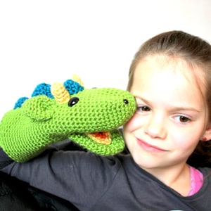 Dragon Puppet Crochet Pdf Pattern INSTANT DOWNLOAD - Etsy Canada