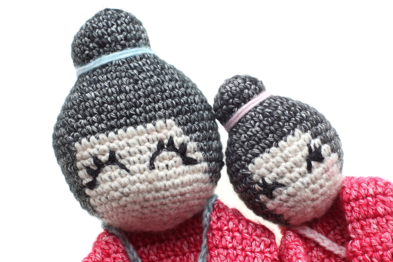 Duo Deal: Kokeshi Ragdoll and Baby Kokeshi Mini Ragdoll - Etsy