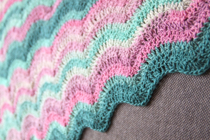 Sideways Chevron Shawl Crochet Pdf Pattern INSTANT DOWNLOAD - Etsy