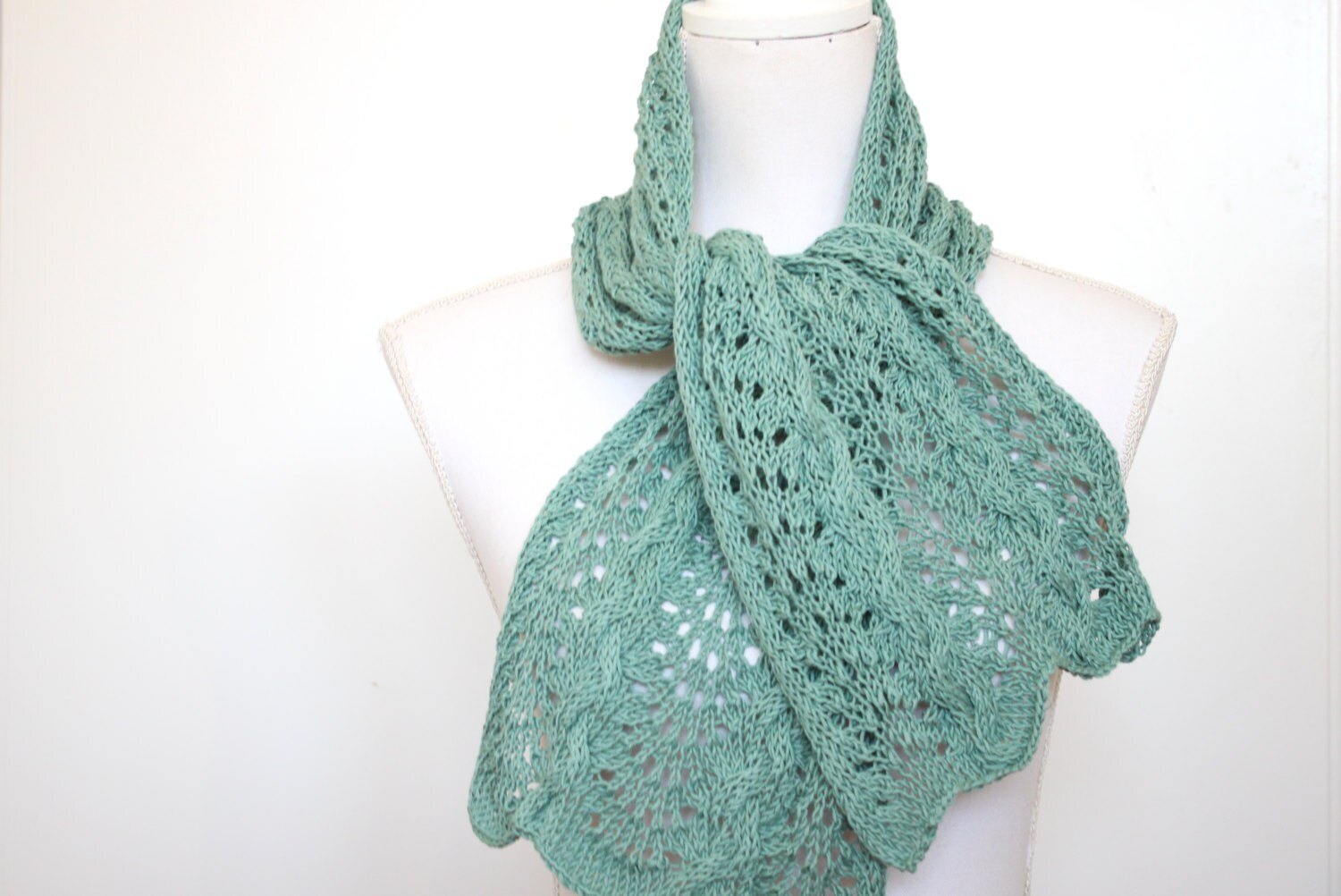 Cabled Chevron Scarf Knitting Pdf Pattern INSTANT DOWNLOAD - Etsy
