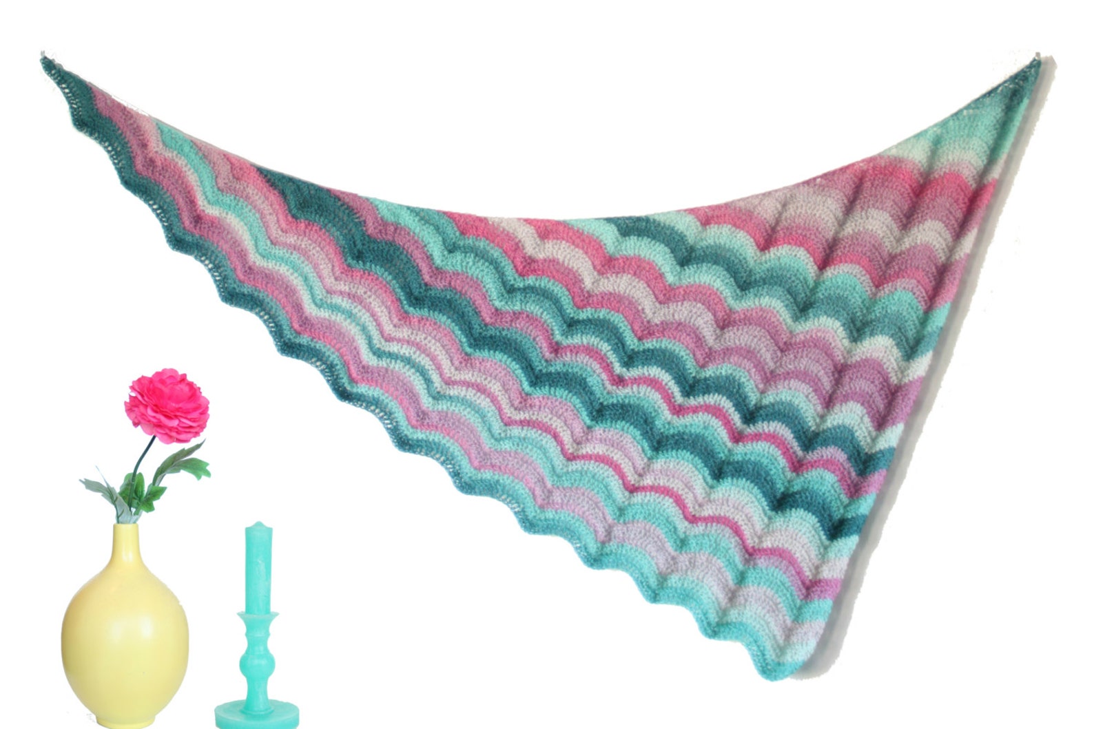 Sideways Chevron Shawl Crochet Pdf Pattern INSTANT DOWNLOAD - Etsy