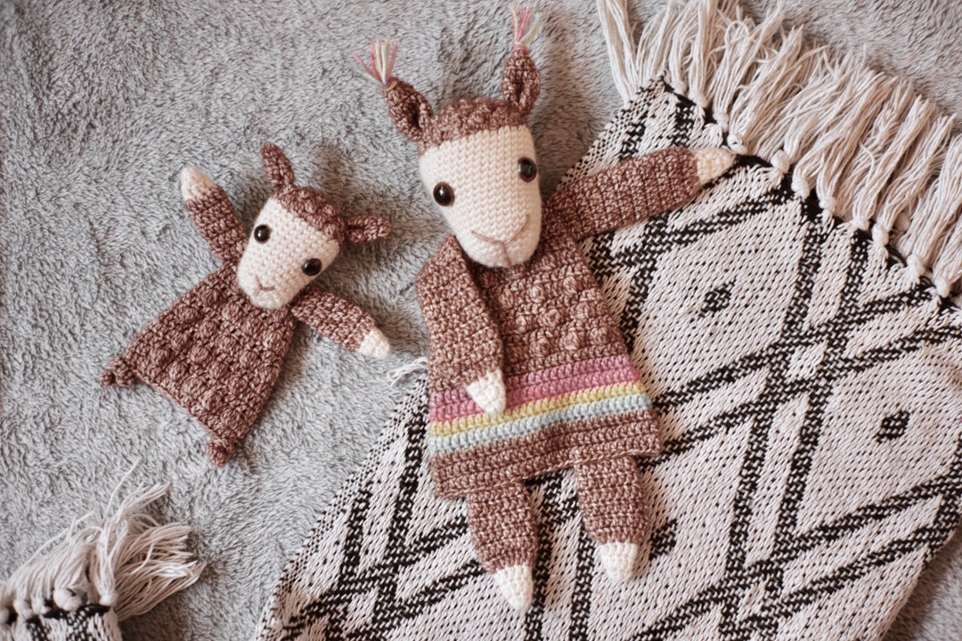 Duo Deal: Lama Ragdoll En Baby Llama Mini Ragdoll Haak Amigurumi ...
