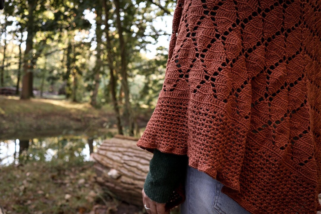 Autumn Leaves Shawl Crochet Pdf Pattern INSTANT DOWNLOAD - Etsy