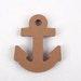 25 Kraft Paper Anchor Die Cuts for Nautical Theme & Beach Theme Wedding ...