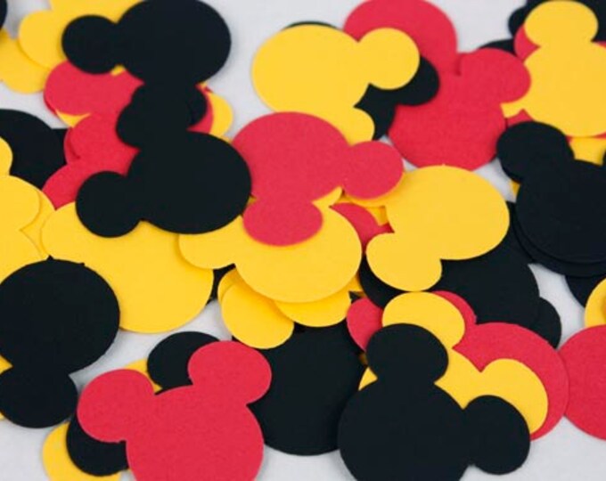 100 Mickey Mouse Confetti Mickey Mouse Birthday Party | Etsy