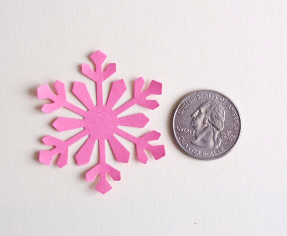 Snowflake Die Cuts Winter Wonderland Snowflake Confetti Cut - Etsy