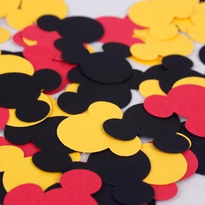 100 Mickey Mouse Confetti, Mickey Mouse Birthday Party Decorations ...