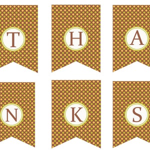 Thanksgiving Printable Decor, Give Thanks Banner Instant Download, DIY ...