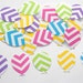 100 Chevron Party Balloon Confetti Chevron Stripe Balloon - Etsy
