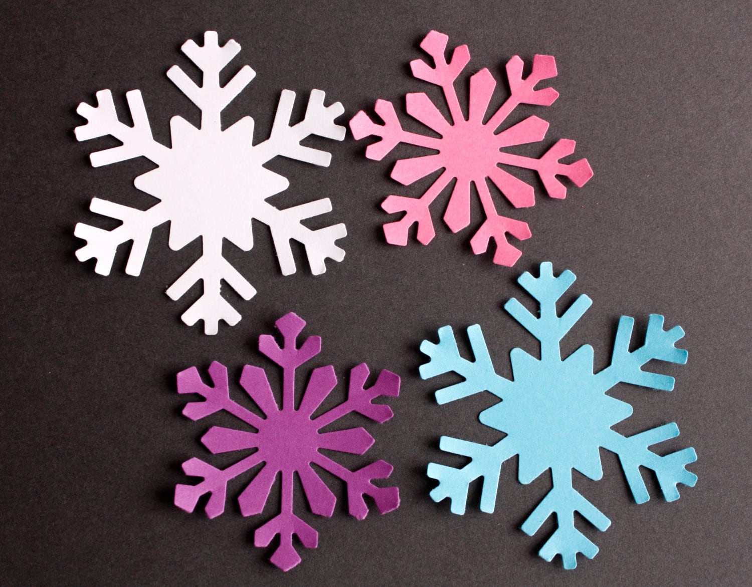 Snowflake Die Cuts Winter Wonderland Snowflake Confetti Cut | Etsy