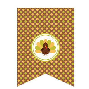 Thanksgiving Printable Decor, Give Thanks Banner Instant Download, DIY ...