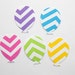 100 Chevron Party Balloon Confetti Chevron Stripe Balloon - Etsy